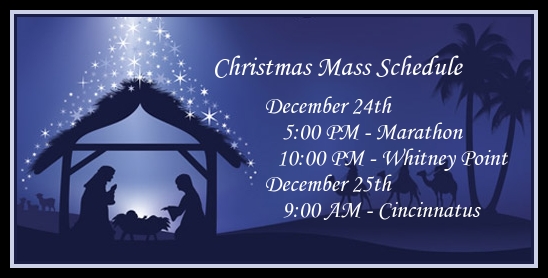 Christmas Mass Schedule – Catholic Community of St. Stephen's – St ...
