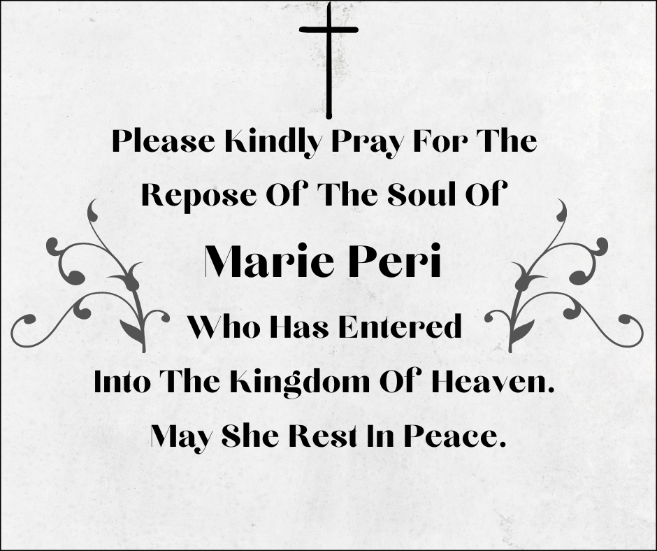 Marie Peri – Catholic Community of St. Stephen's – St. Patrick's