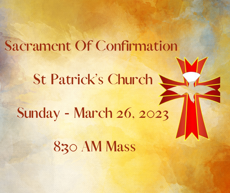 Catholic Sacrament Of Confirmation