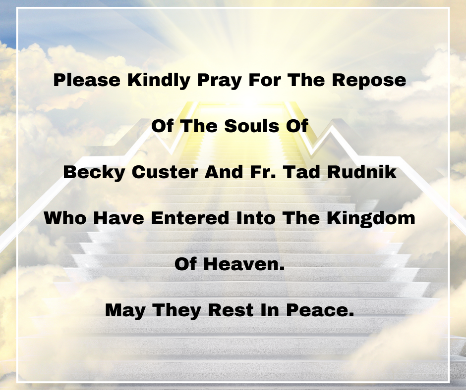 𝘽𝙚𝙘𝙠𝙮 𝘾𝙪𝙨𝙩𝙚𝙧 𝘼𝙣𝙙 𝙁𝙧. 𝙏𝙖𝙙 𝙍𝙪𝙙𝙣𝙞𝙠 – Catholic Community of St. Stephen's ...