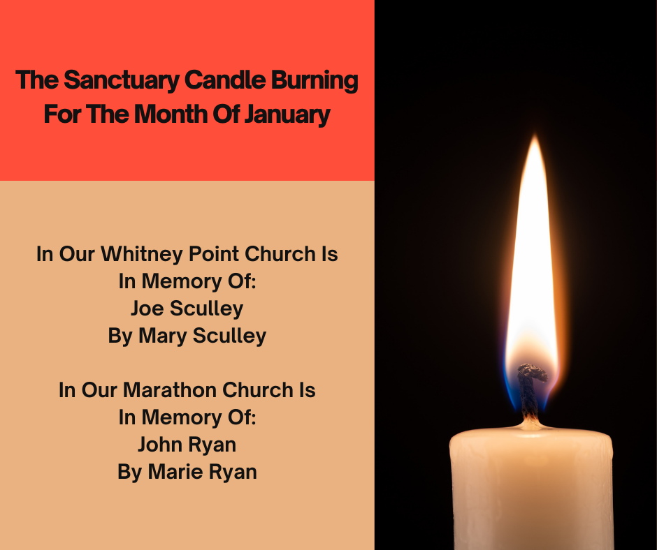 𝐓𝐡𝐞 𝐒𝐚𝐧𝐜𝐭𝐮𝐚𝐫𝐲 𝐂𝐚𝐧𝐝𝐥𝐞 𝐁𝐮𝐫𝐧𝐢𝐧𝐠 𝐅𝐨𝐫 𝐉𝐚𝐧𝐮𝐚𝐫𝐲 – Catholic Community of St ...