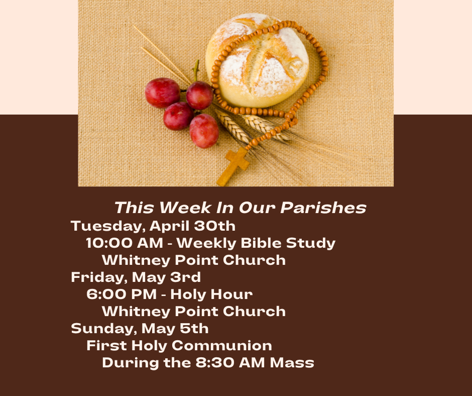 𝐓𝐡𝐢𝐬 𝐖𝐞𝐞𝐤 𝐈𝐧 𝐎𝐮𝐫 𝐏𝐚𝐫𝐢𝐬𝐡𝐞𝐬 – Catholic Community of St. Stephen's – St ...