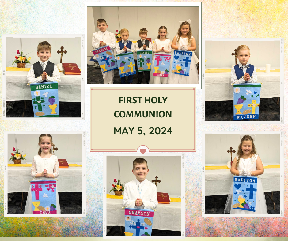 𝐅𝐢𝐫𝐬𝐭 𝐇𝐨𝐥𝐲 𝐂𝐨𝐦𝐦𝐮𝐧𝐢𝐨𝐧 – Catholic Community of St. Stephen's – St. Patrick's